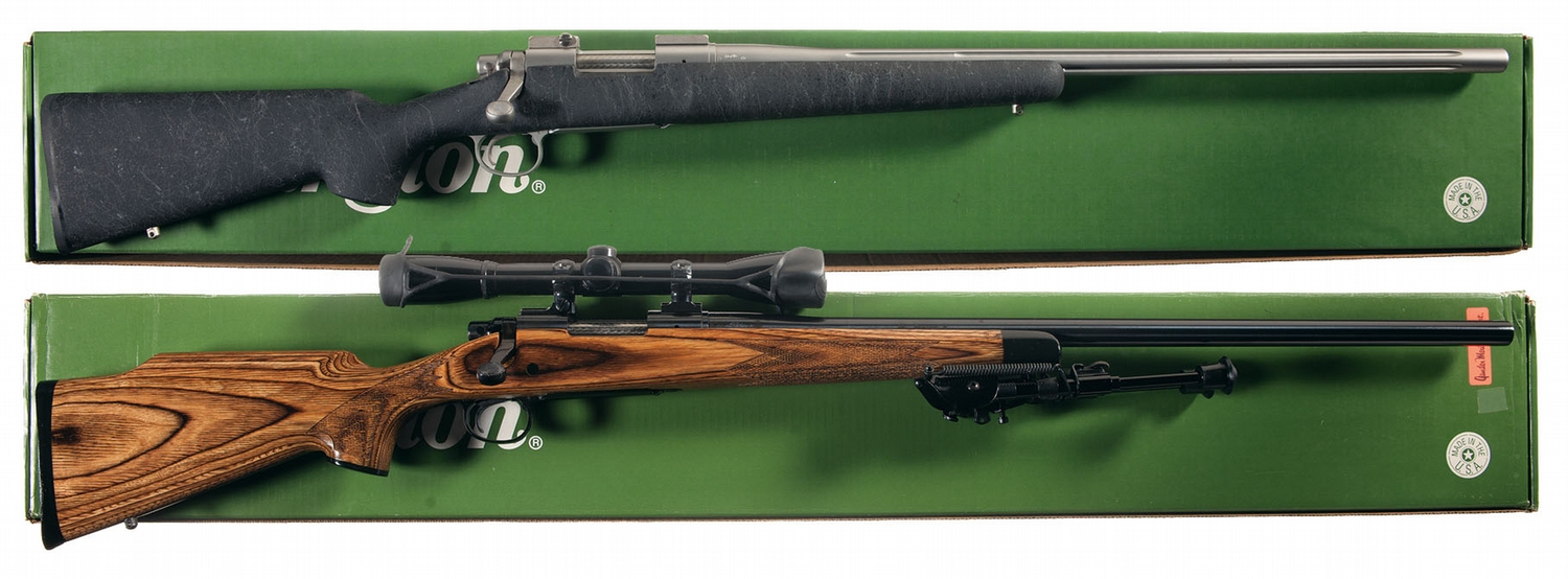 Two Remington Model 700 Bolt Action Rifles -A) Remington Model 700 VS ...