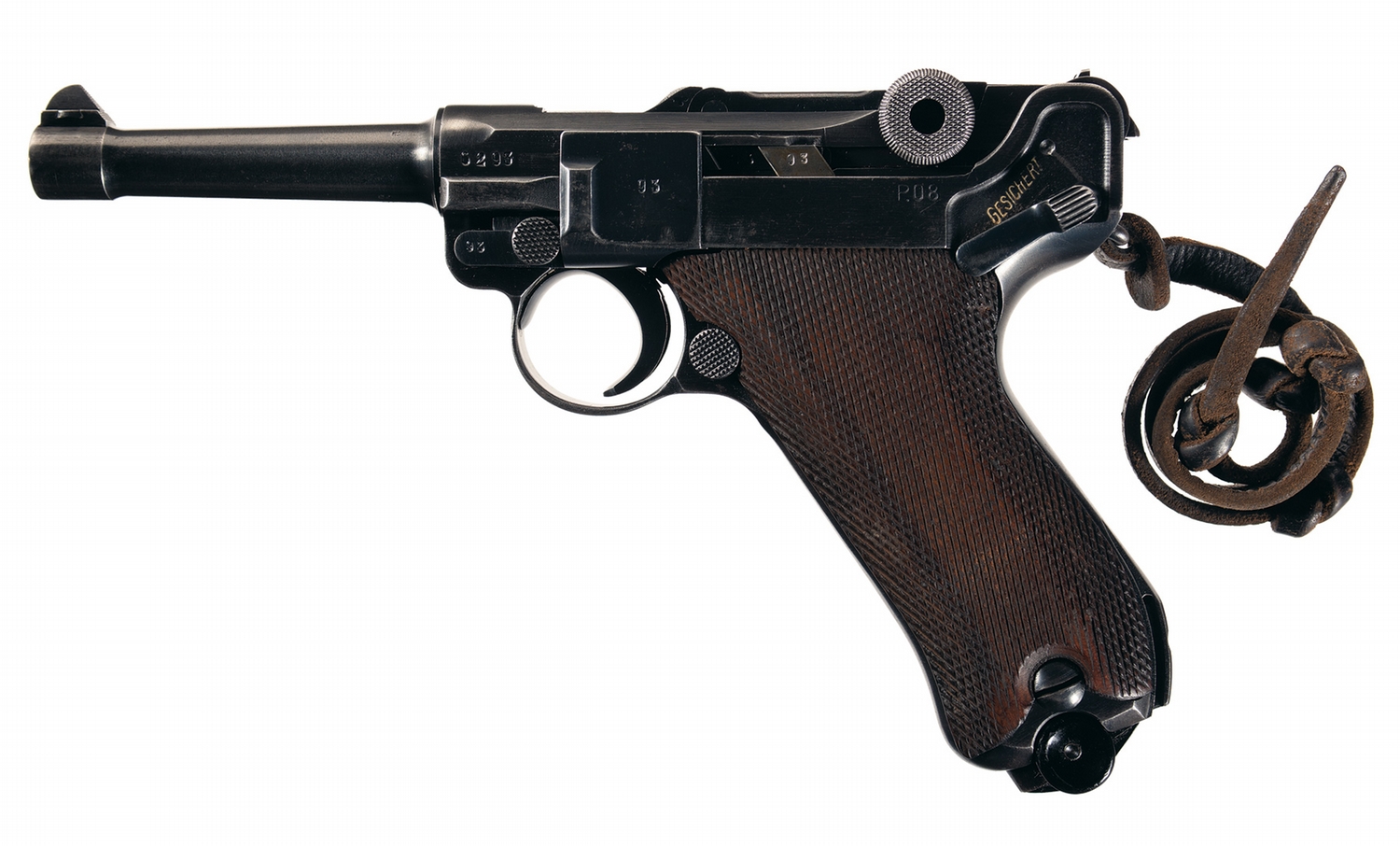 World War II Mauser "byf" Code, 42 Date Luger Pistol with Holster and ...
