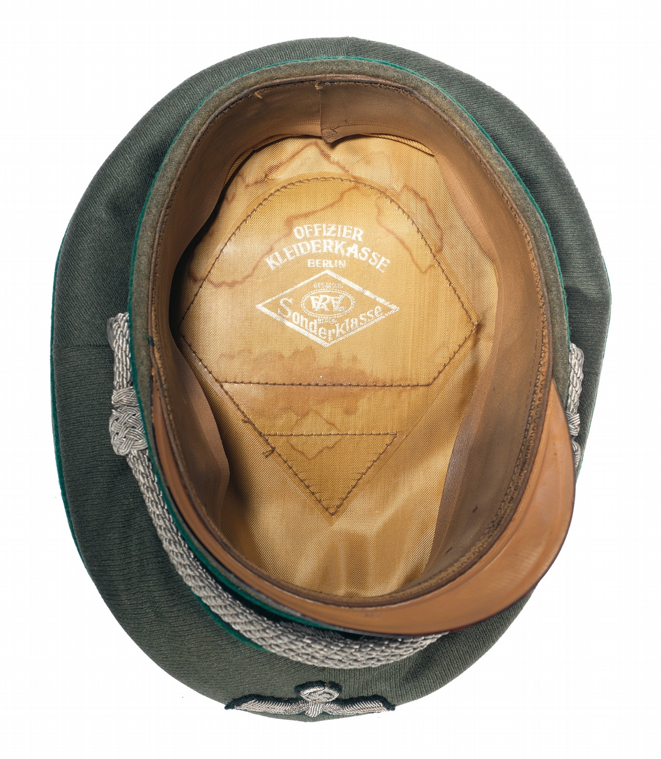 Two Nazi Oberst's Parade Jackets, with Visor Caps