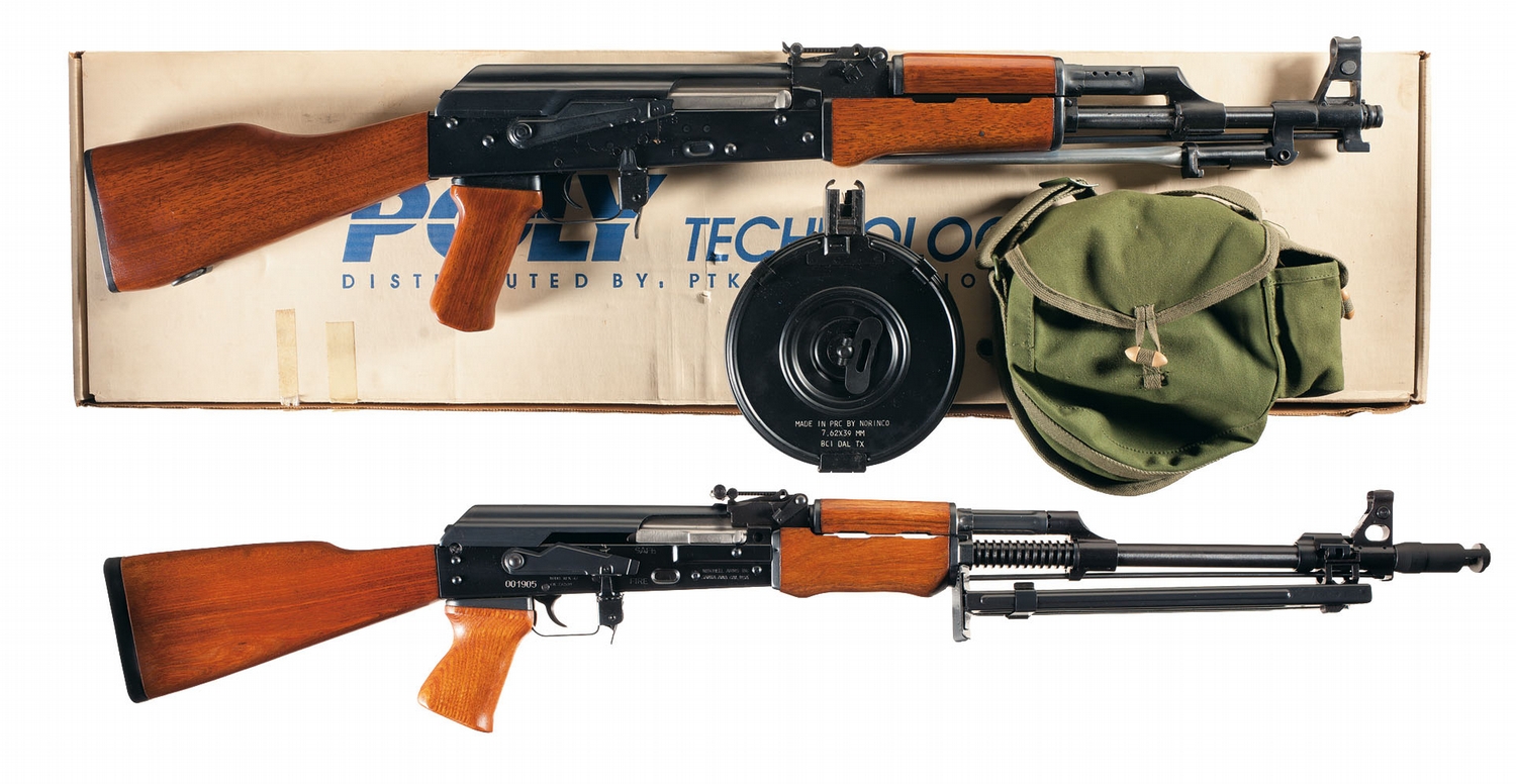 Two AK-Style Semi-Automatic Rifles -A) Pre-Ban Poly-Technology AKS-762 ...