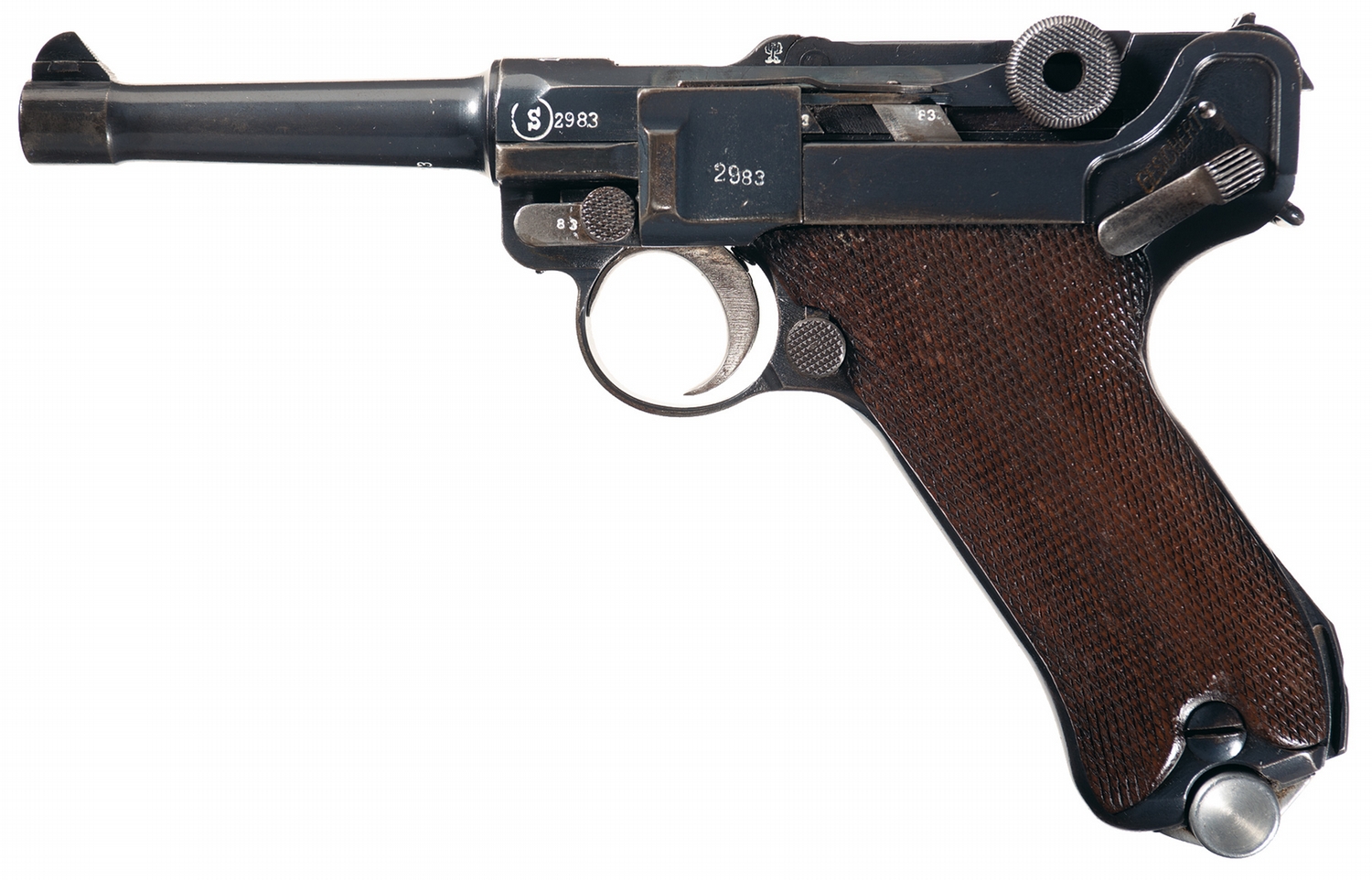 DWM 1920 Dated Police Rework Luger Pistol