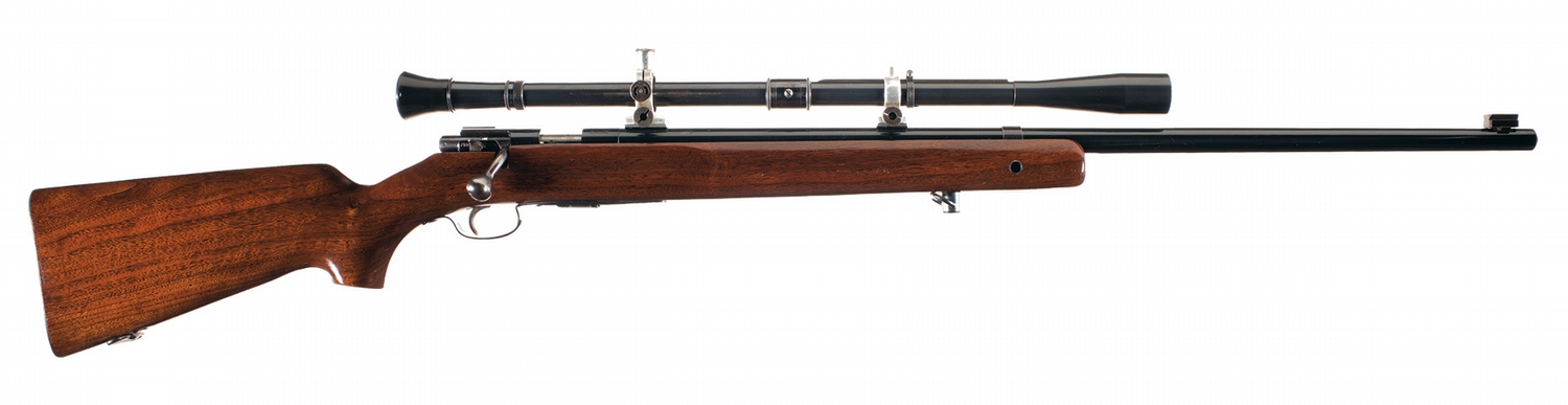 Winchester Model 75 Target Bolt Action Rifle with Scope