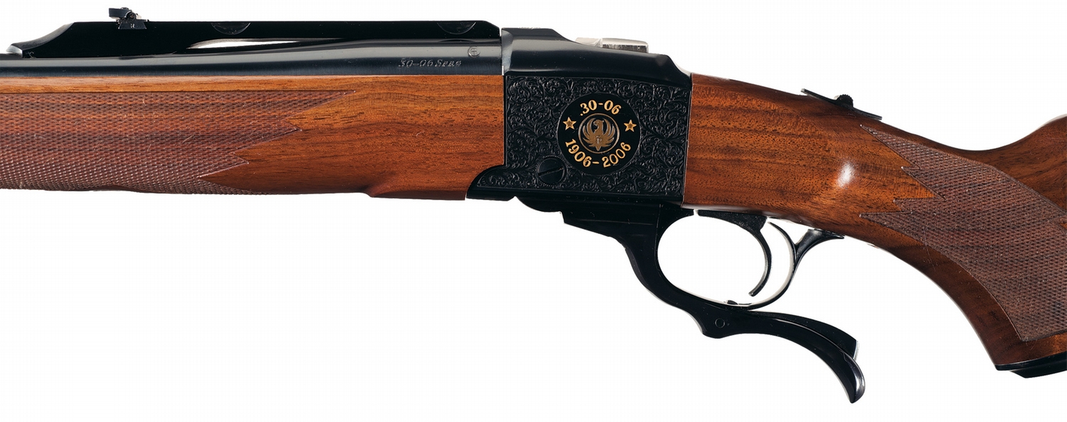 Engraved Ruger No. 1 30-06 Centennial Limited Edition Single Shot Rifle ...