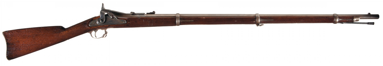 Excellent U.S. Springfield Model 1866 Second Allin Conversion Breech L ...
