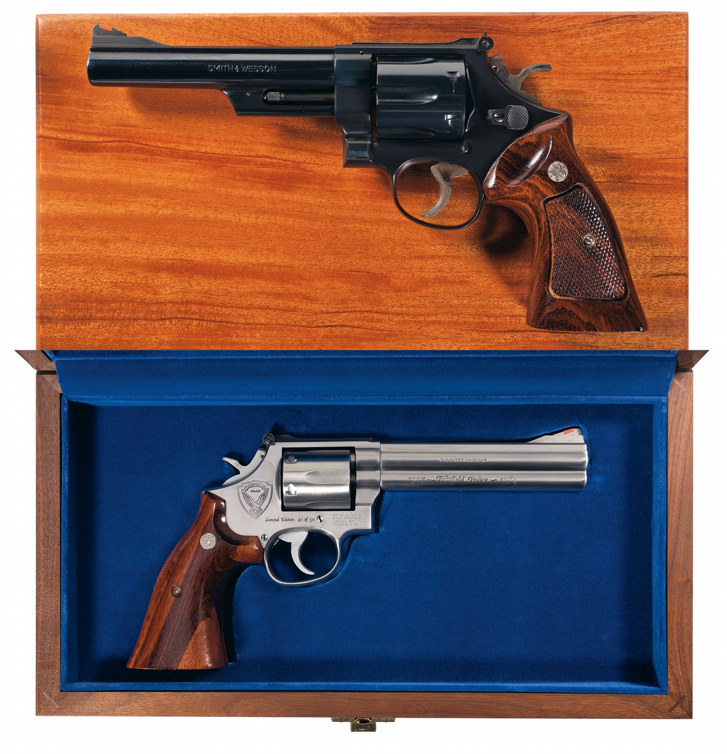Two Cased Smith & Wesson Revolvers -A) Smith & Wesson Model 29-2 Double ...