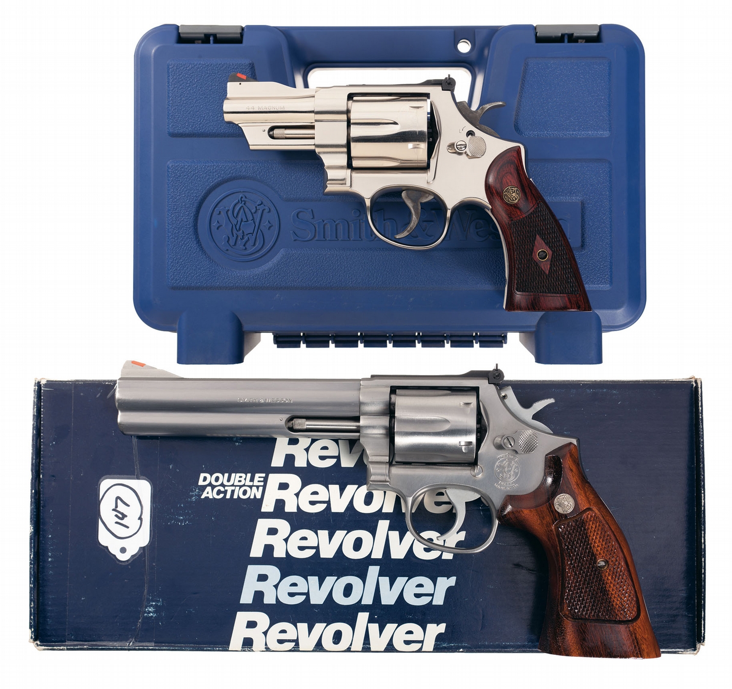 Two Smith & Wesson Double Action Revolvers -A) Smith & Wesson Model 29 ...