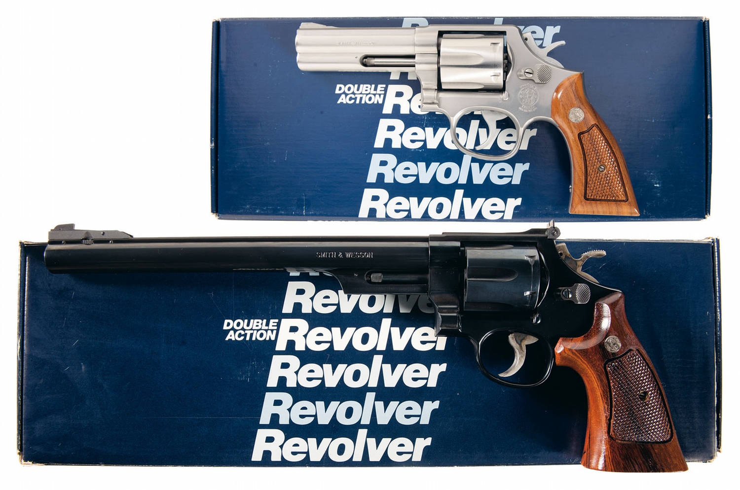 Two Boxed Smith & Wesson Double Action Revolvers -A) Smith & Wesson ...