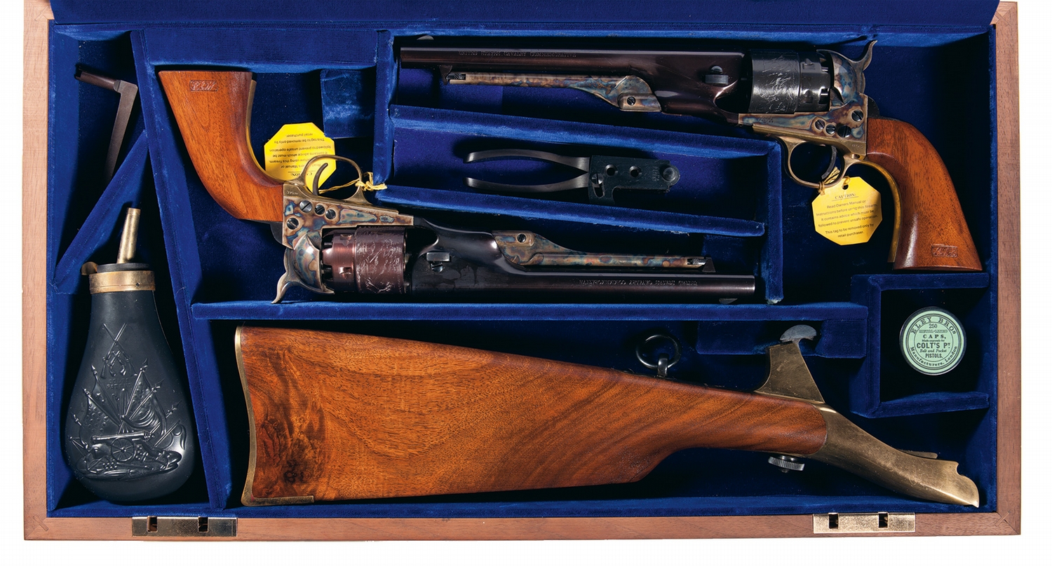 Cased Pair of Colt United States Calvary Commemorative 1861 Navy ...
