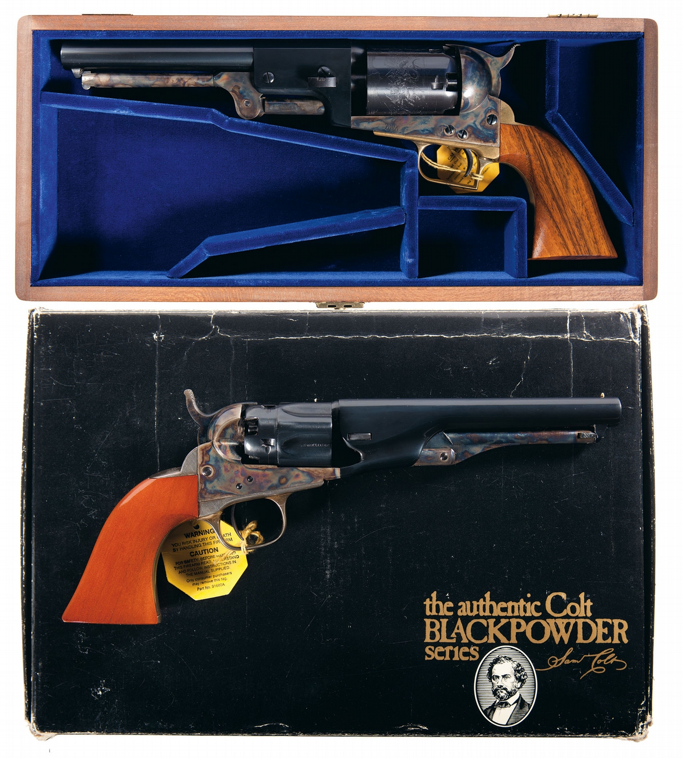 Two Boxed Colt Black Powder Series Percussion Revolvers -A) Cased Colt ...