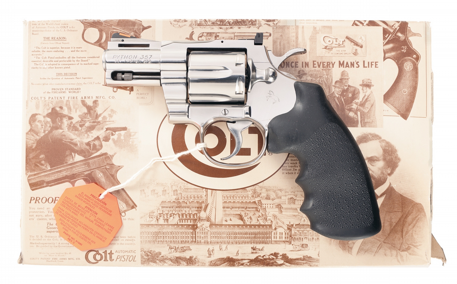 Colt Python Double Action Revolver with Case/Box