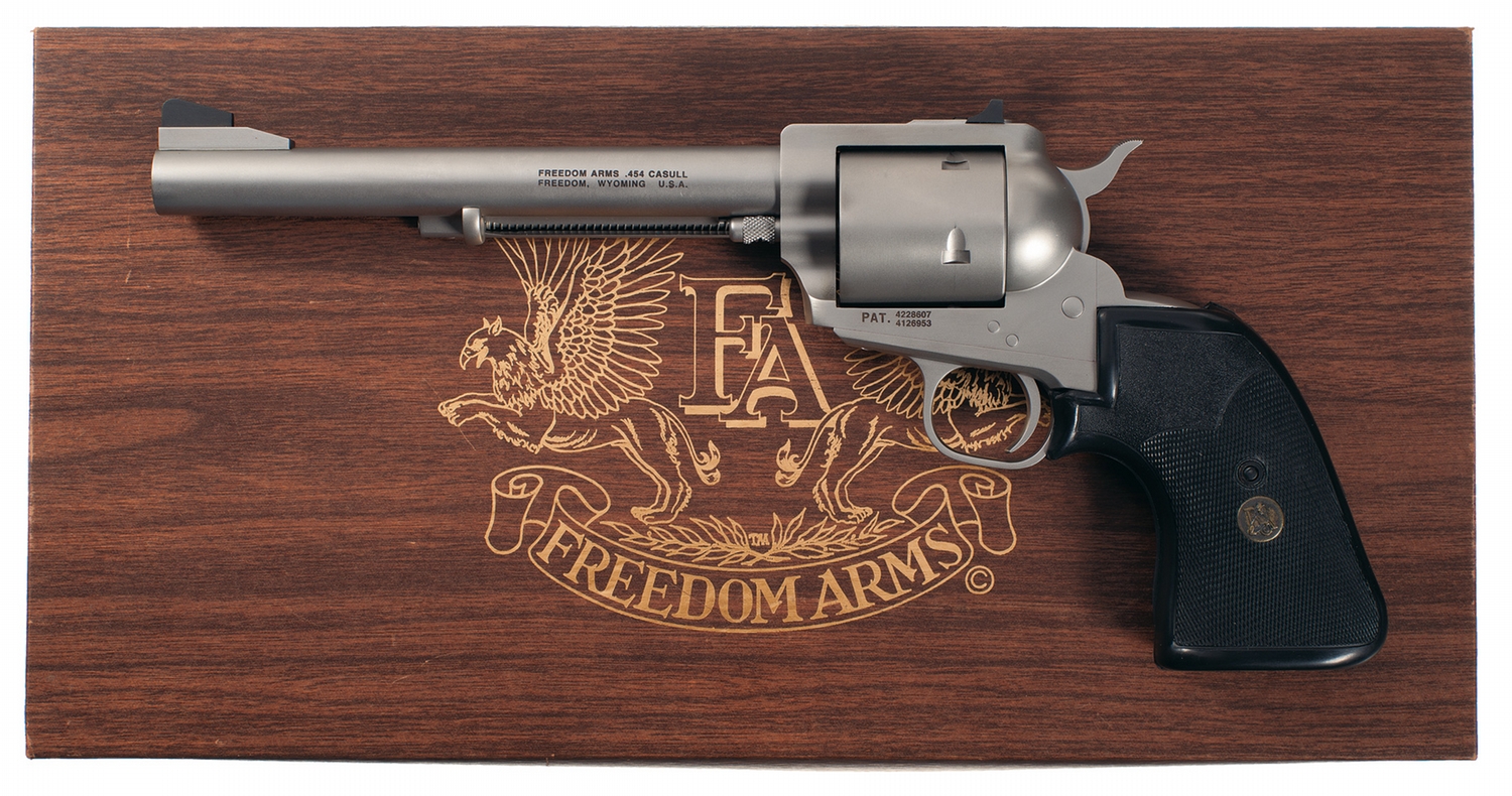 Freedom Arms Field Grade 454 Casull Single Action Revolver with Box