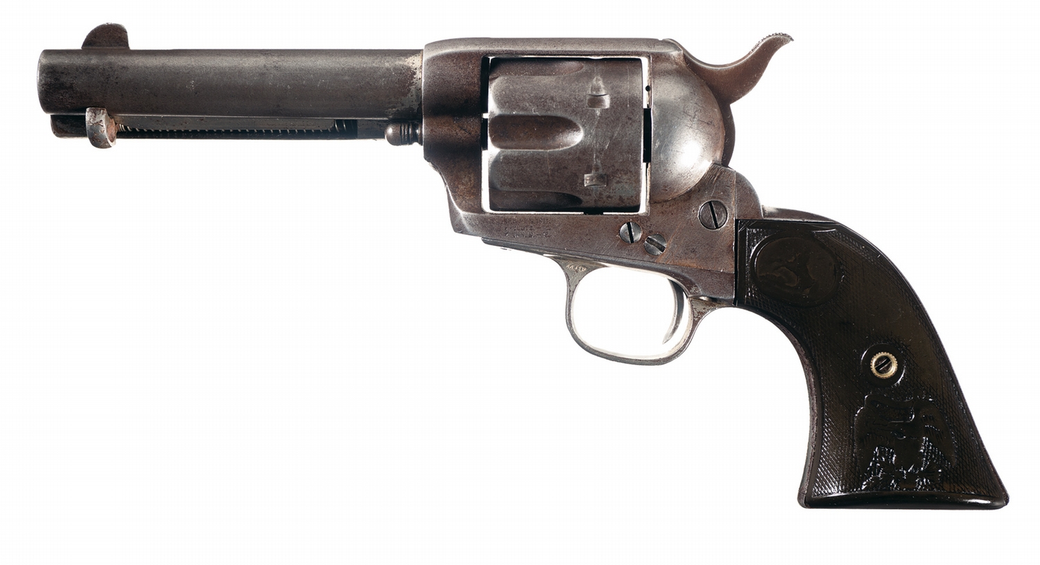 Black Powder Colt Single Action Army 44-40 Revolver with Factory Letter