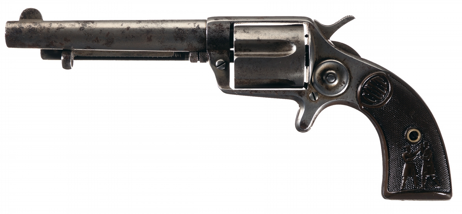 Colt New Police 41 Single Action Revolver with "Cop and Thug" Grips