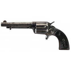 Colt New Police 41 Single Action Revolver with "Cop and Thug" Grips