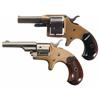Two Antique Colt Revolvers -A) Colt House Model Round Cylinder ...