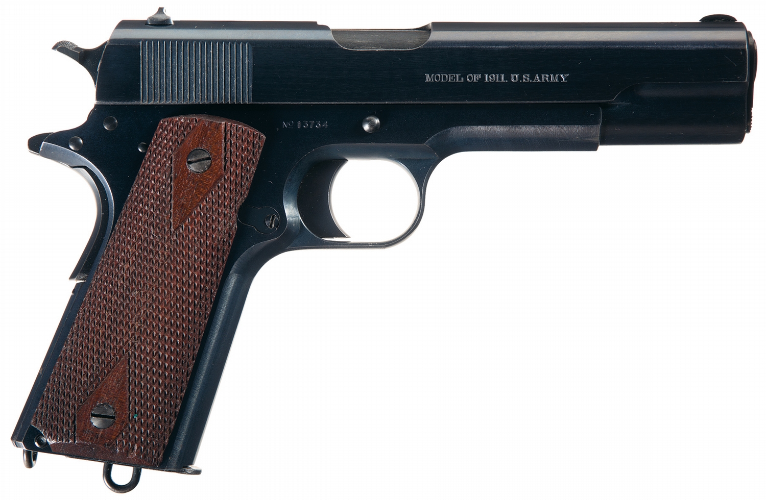 Magnificent General Officer's, 1912 Production U.S. Colt Model 1911 ...