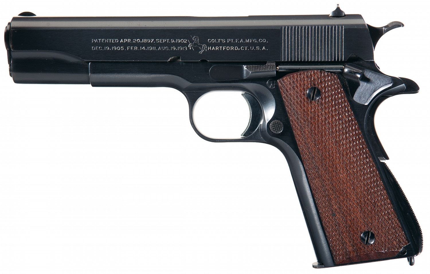 Exceptional Colt Improved Model 1911 (Transition Model1911A1) Semi ...