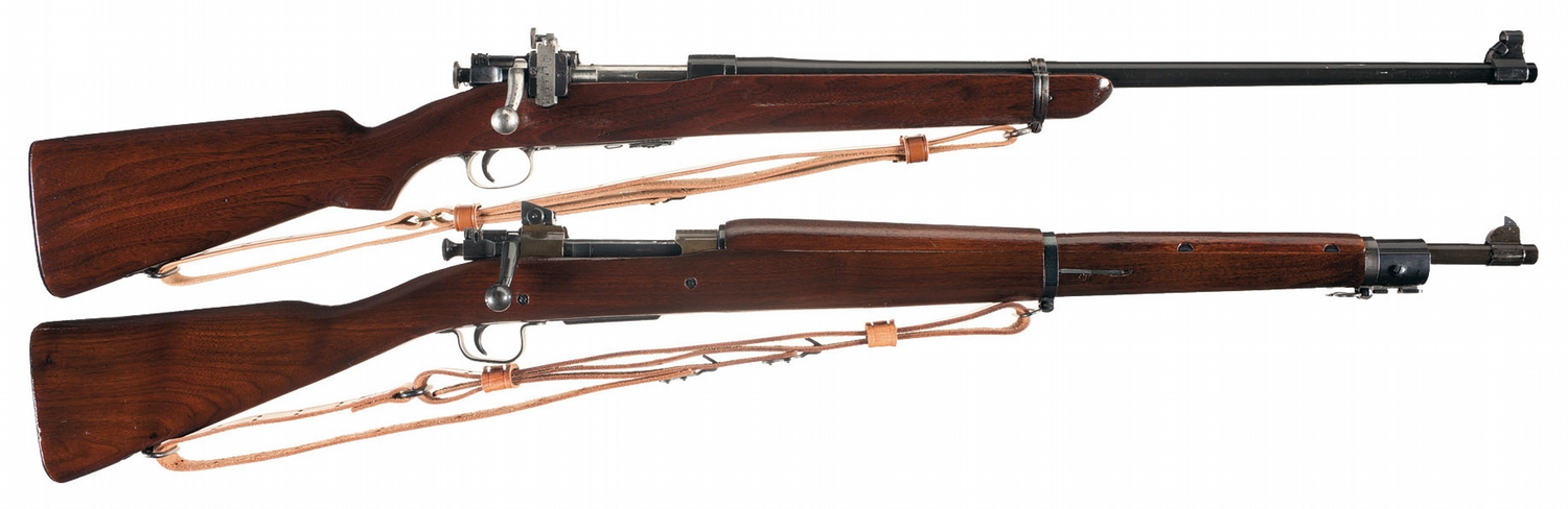 Two U.S. Bolt Action Rifles -A) U.S. Springfield M2 Bolt Action ...