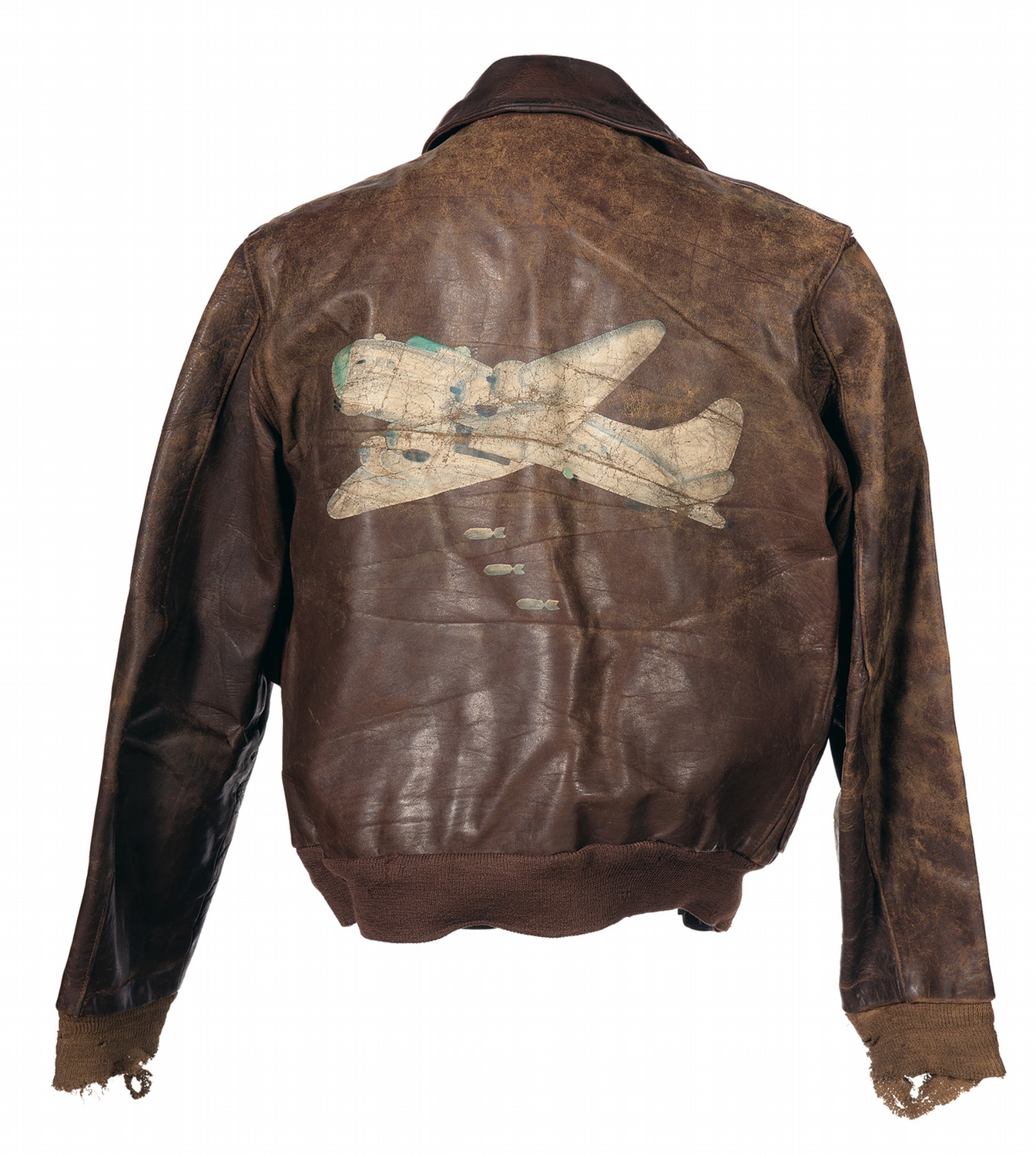 Three WWII USAAF A-2 Flight Jackets and Two Life Vests