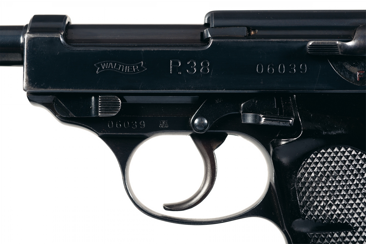 Excellent Walther Zero Series P.38 Semi-Automatic Pistol with Holster ...