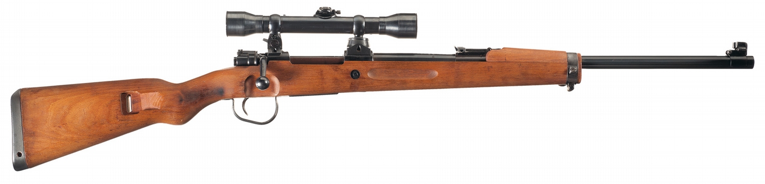 Unique K98 Prototype "Heavy Barreled" Turret Sniper Rifle with Scope