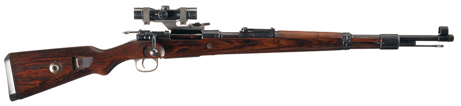 Outstanding Late WWII K98 Sniper Rifle with Experimental Swept Back ...