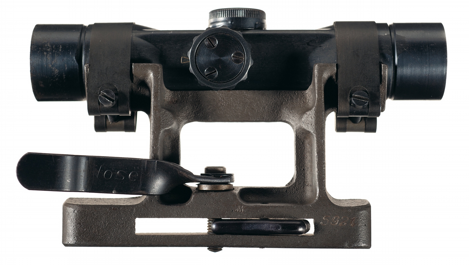 World War II Nazi K43 Sniper ZF 4 Sniper Scope on Side Rail Mount