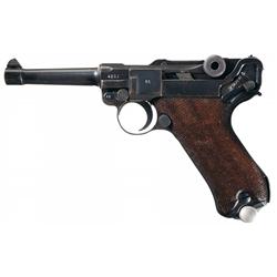 World War II 1940 Dated "42" Code Mauser Luger Pistol