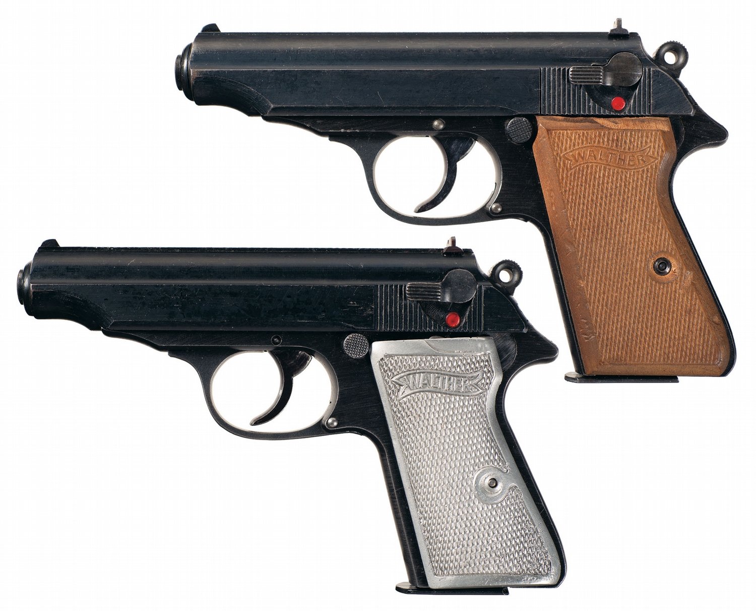 Two Late War Walther PP Pistols -A) Walther "ac" Code Model PP Semi ...