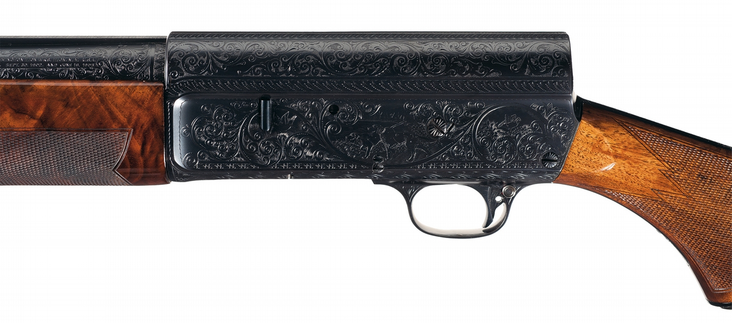 Spectacular Remington Factory Custom Shop Master Engraved Model 11F ...