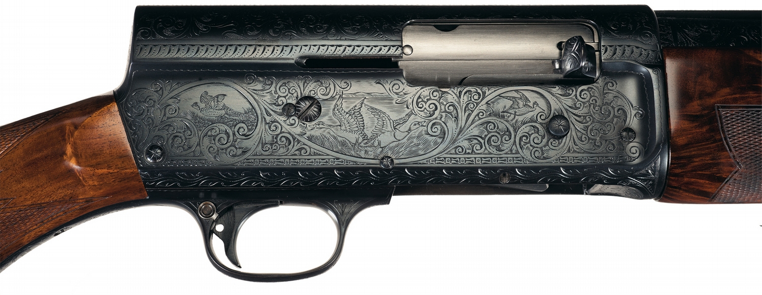 Spectacular Remington Factory Custom Shop Master Engraved Model 11F ...