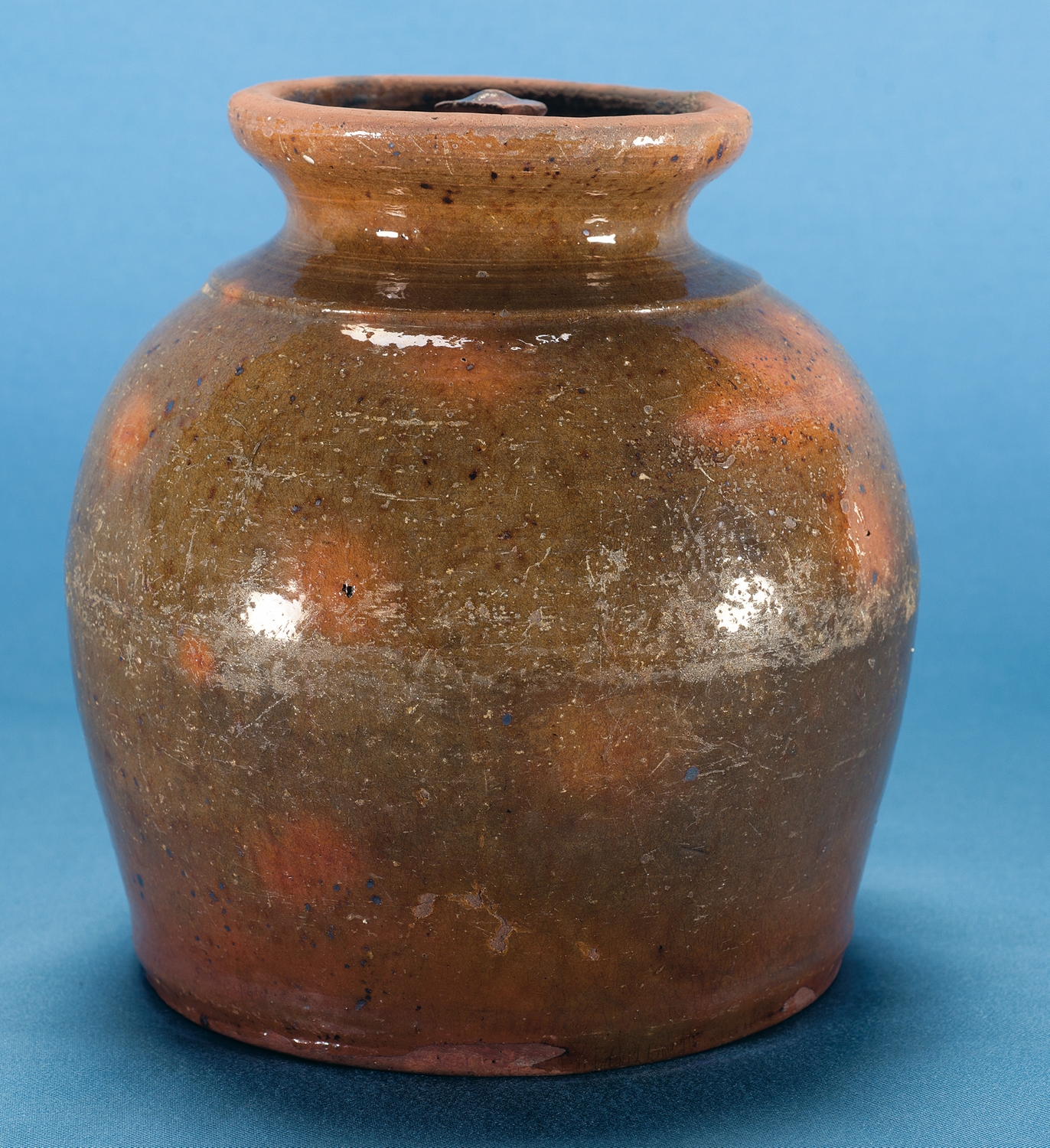 Galena Pottery Snuff Jar
