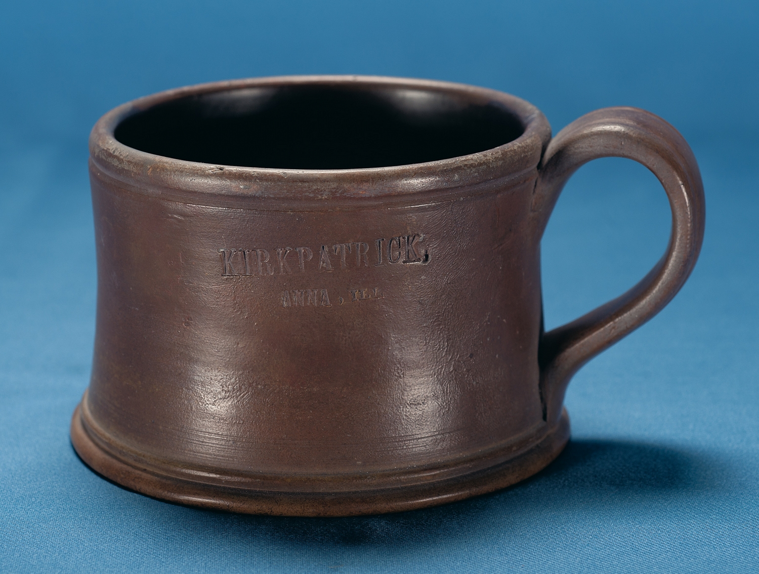 Anna Pottery Stoneware Frog Mug Stamped Kirkpatrick Anna, ILL.