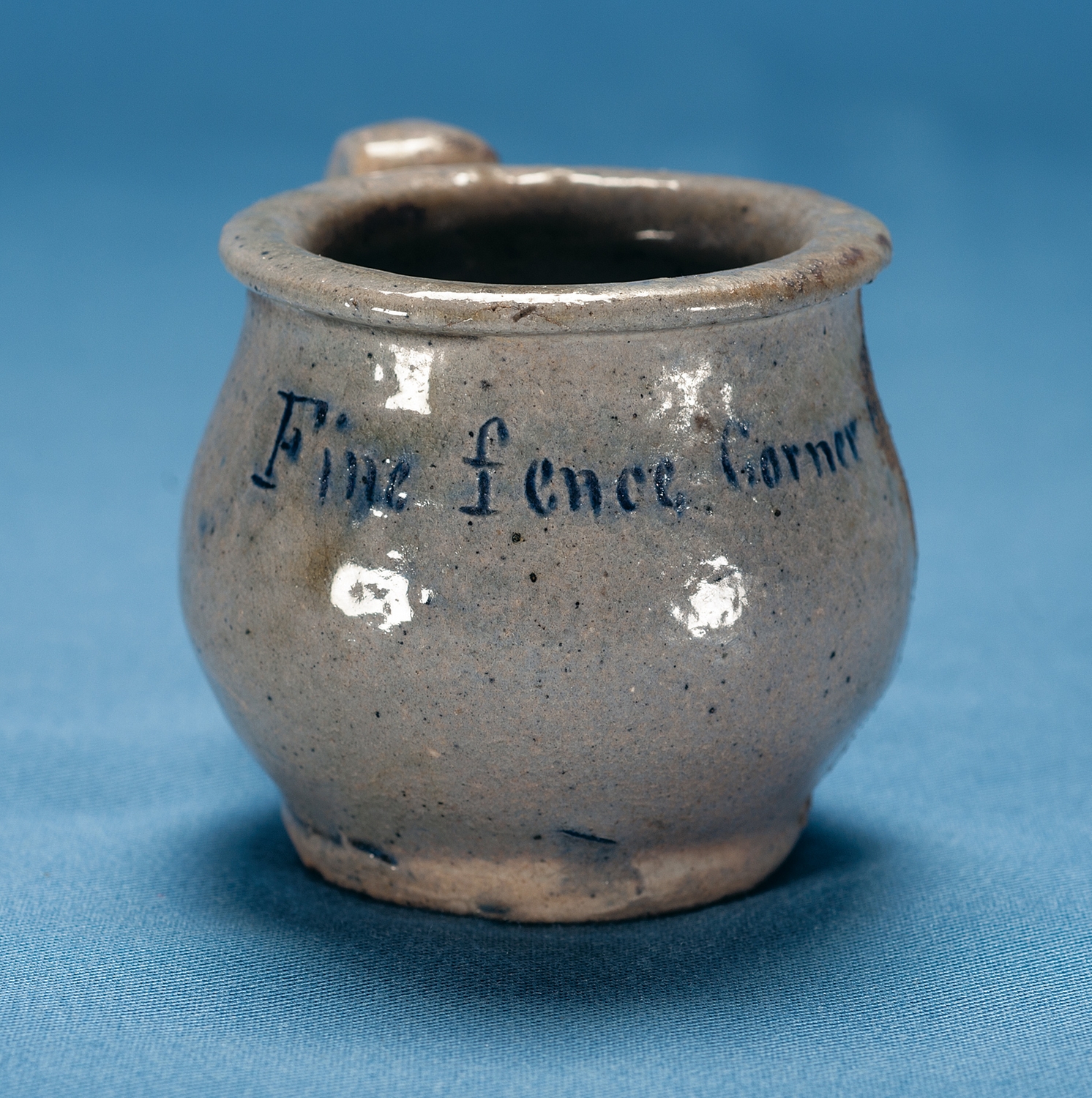 Rare Miniature Salt Glaze Stoneware Chamber Pot, Made by Anna Pottery ...