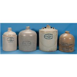 Four Advertising Jugs