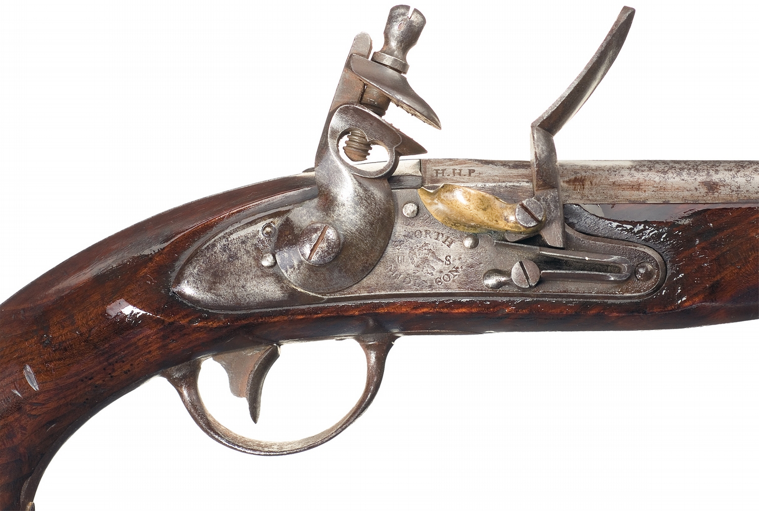 Scarce U.S. North Model 1813 Flintlock Army Pistol