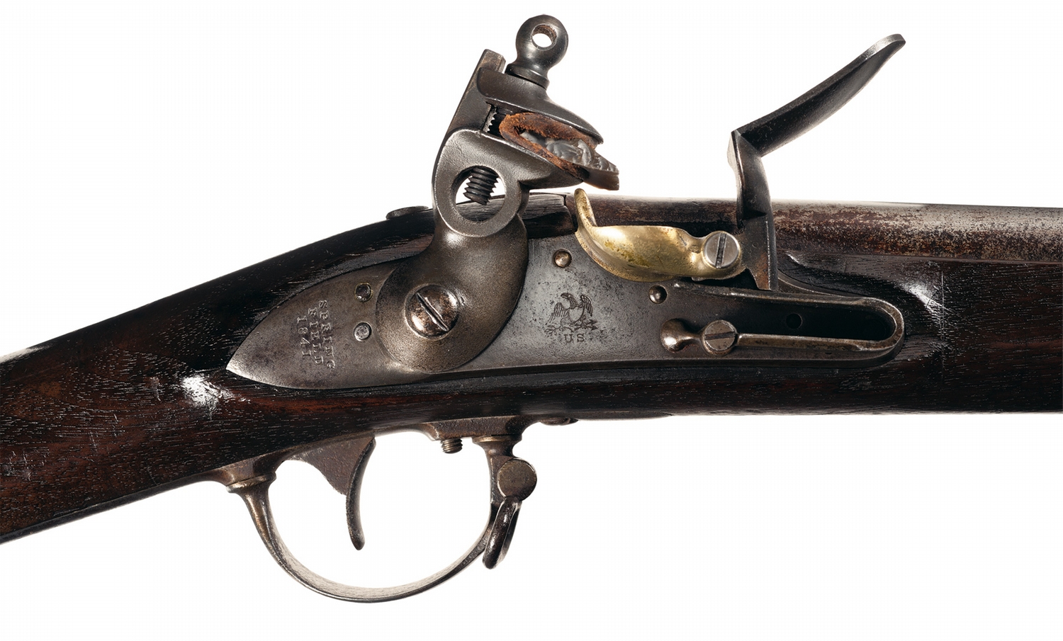 U.S. Springfield Armory 1840 Reconversion Flintlock Musket