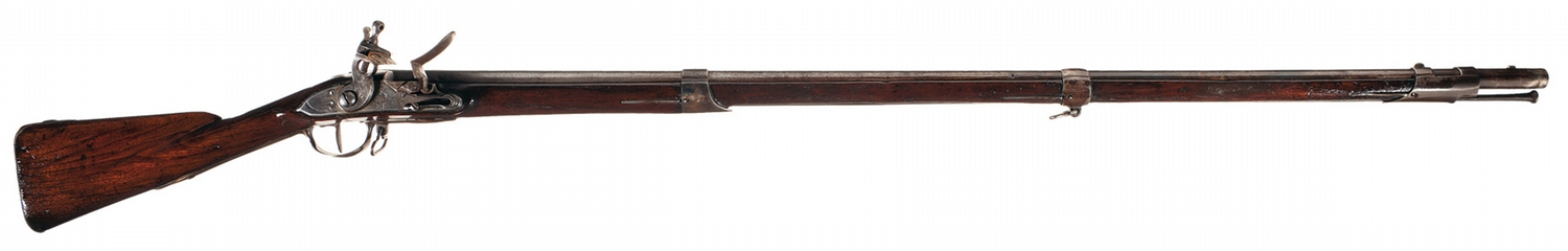 Scarce Early Production U.S. Springfield Model 1795 Flintlock Musket ...