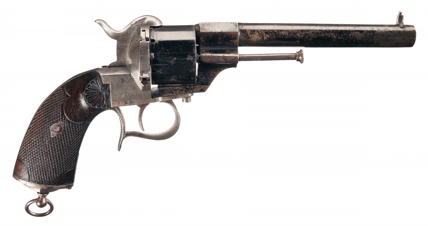 Spanish Single Action Pinfire Revolver