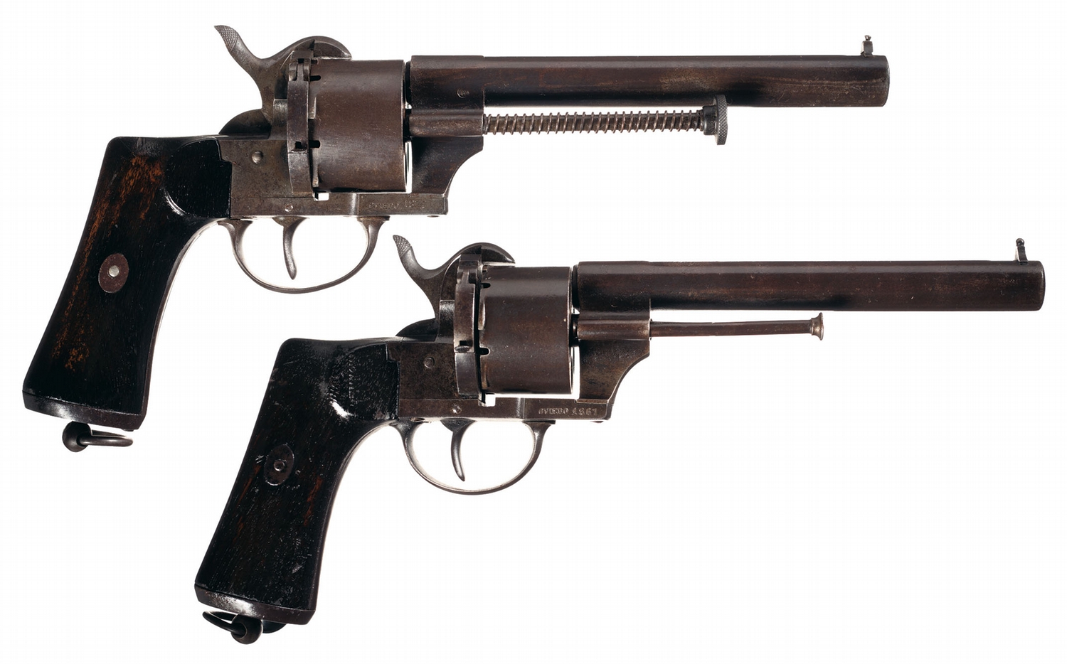 Collector's Lot of Two Spanish Single Action Revolvers -A) Spanish ...