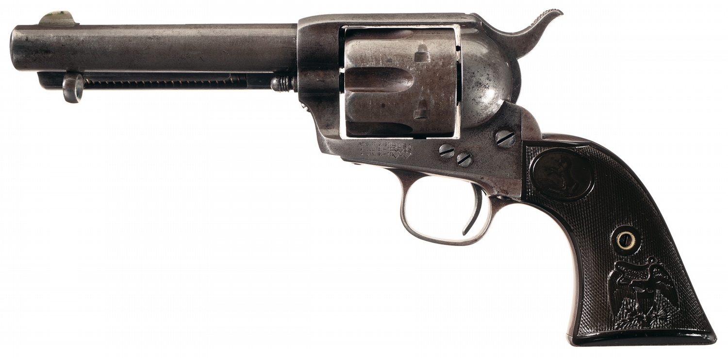 Extremely Rare Historic "Tombstone" Colt Single Action Army Revolver ...