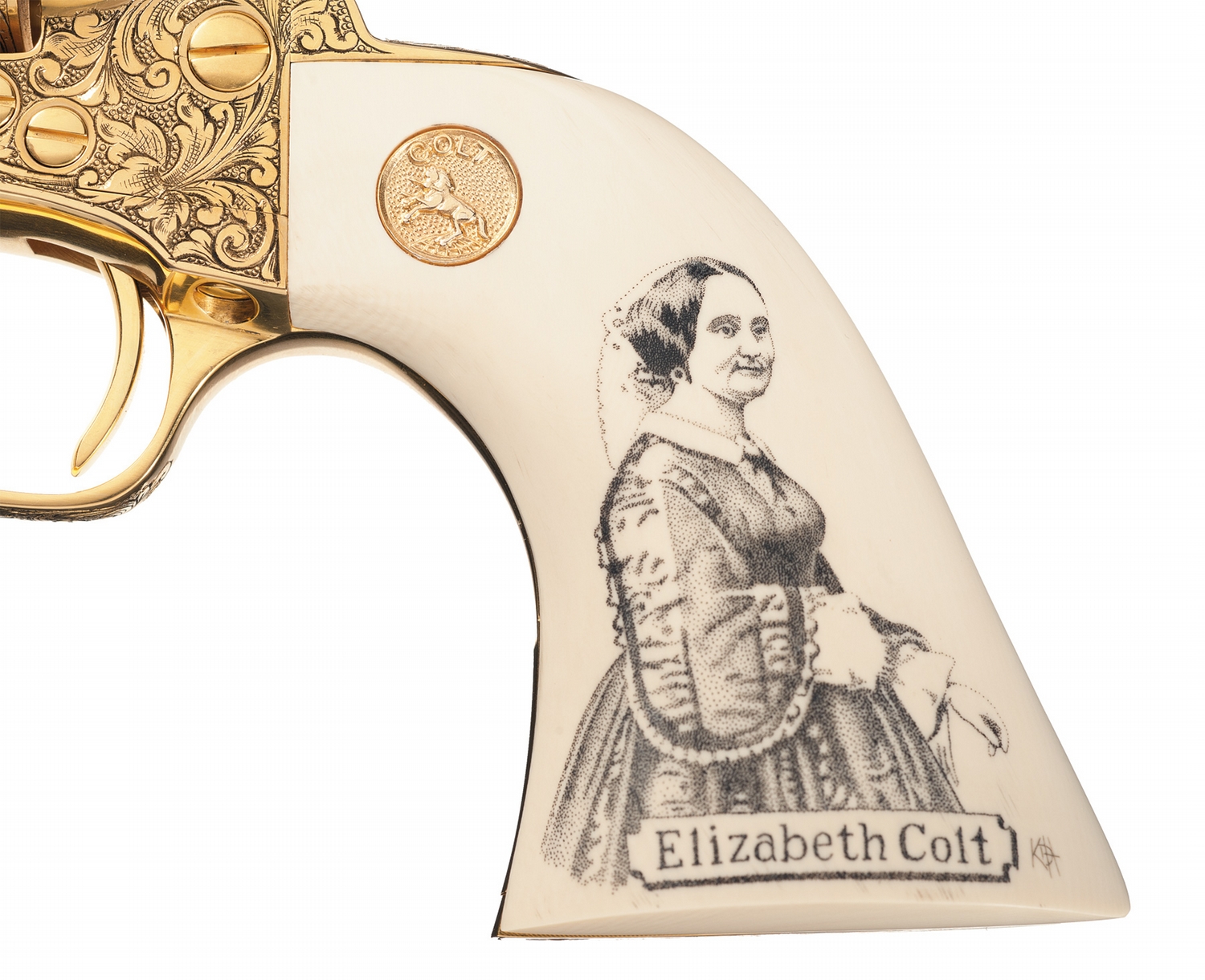 Excellent Gold Plated Denise Thirion Signed Factory Master Engraved ...