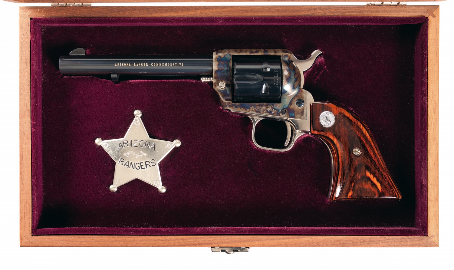 Cased Colt Arizona Ranger Commemorative Single Action Army Revolver ...