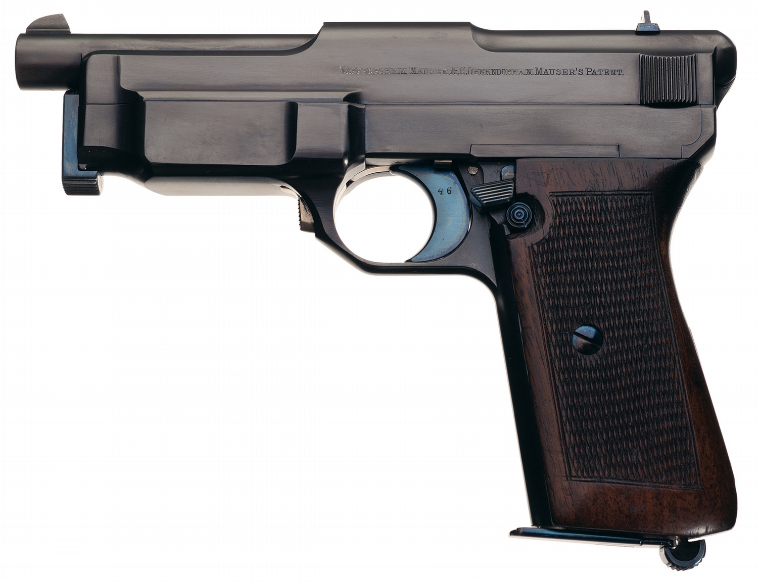 Magnificent Mauser Model 1912/14 Experimental Pistol in 9mm, with ...
