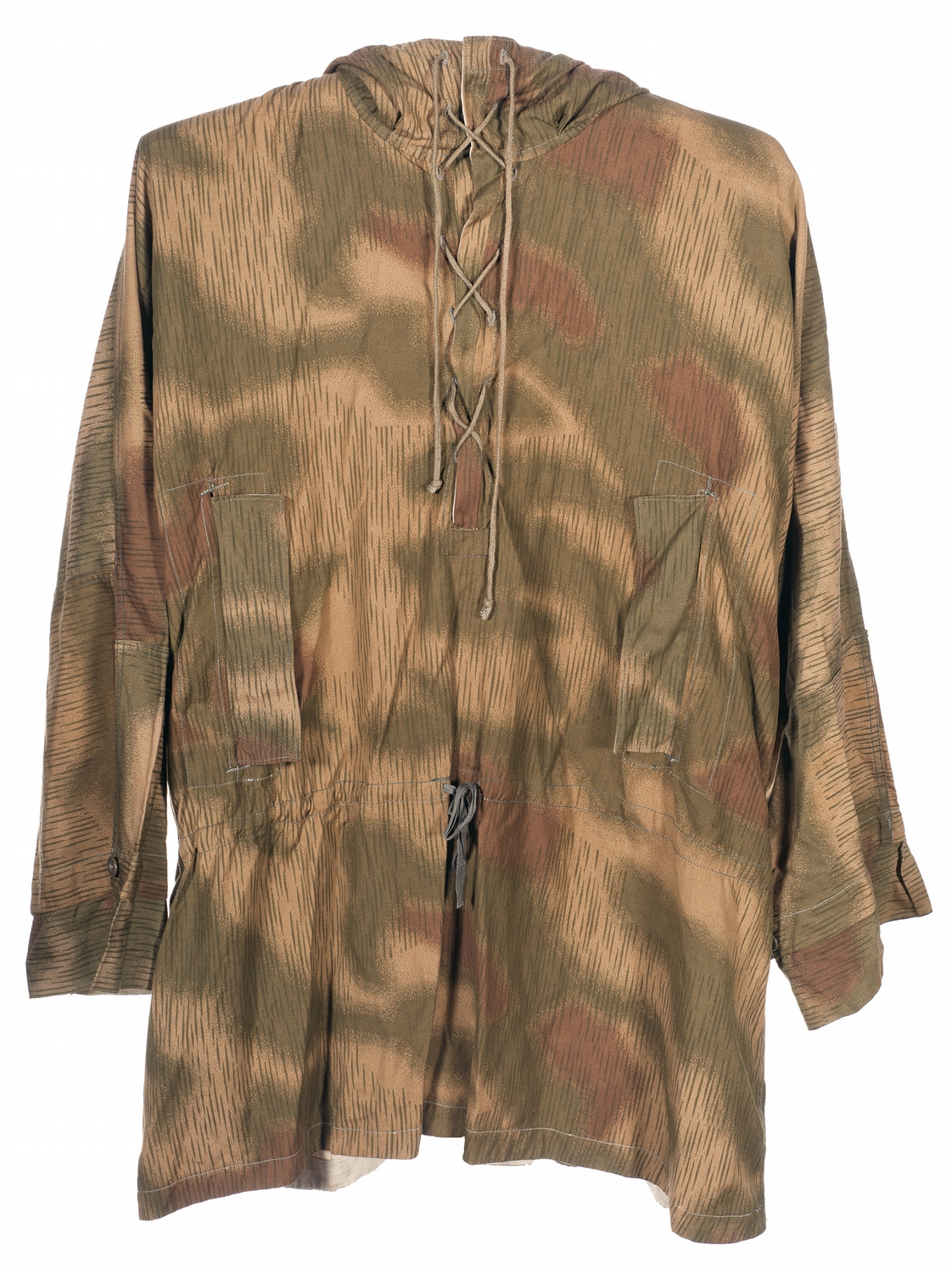 Nazi Wehrmacht Reversible Camouflage Smock with Hood