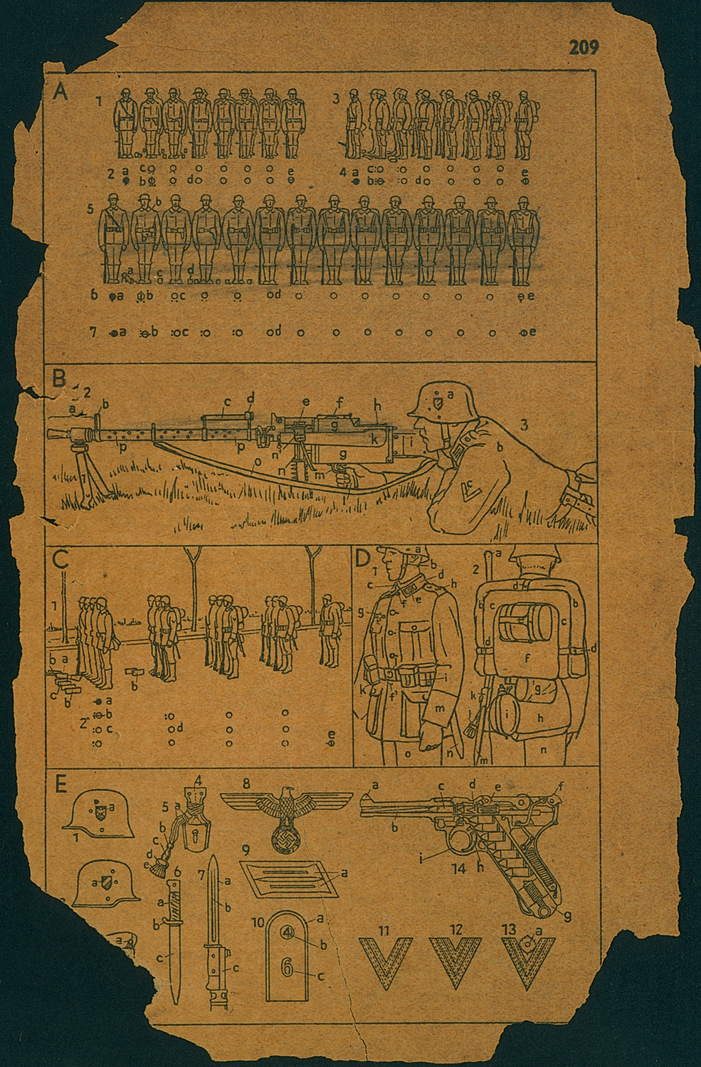 Original WWII Nazi Army H.Dv. 240 Shooting Manual