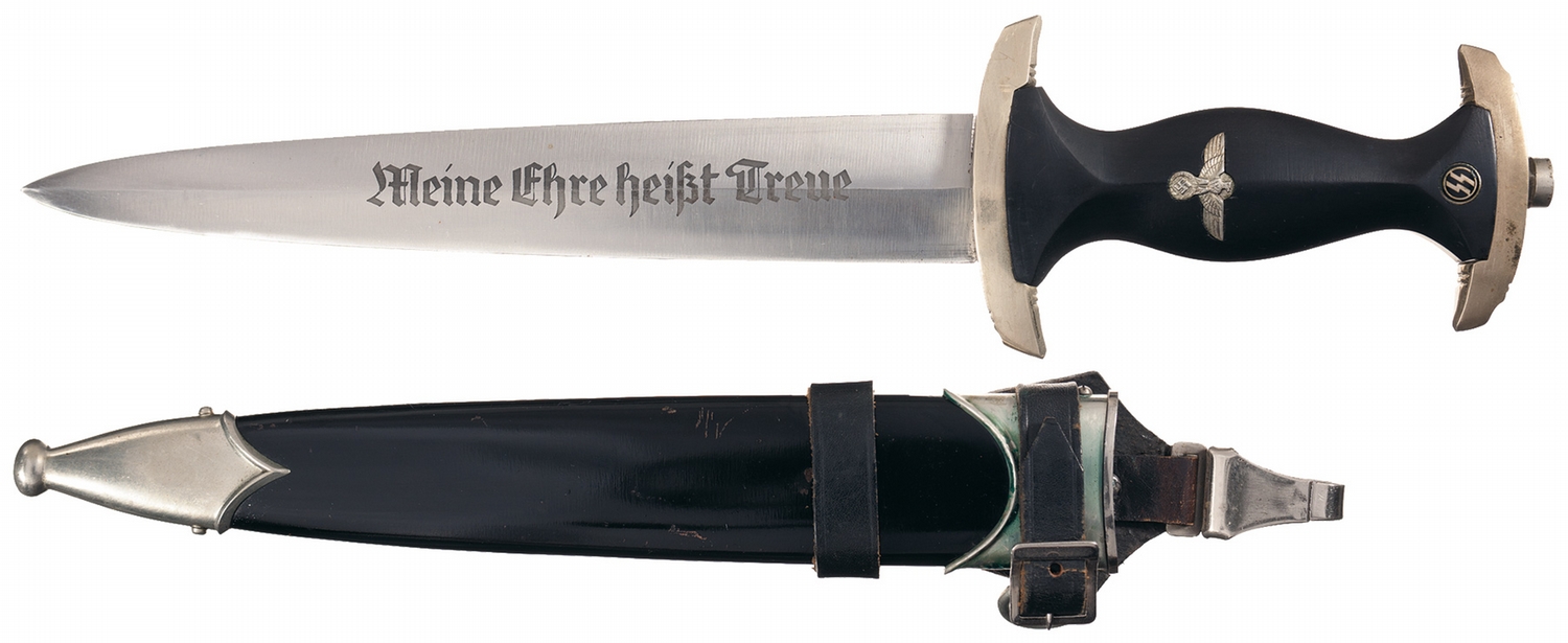 Excellent SS Contract Dagger with Sheath and Vertical Hanger