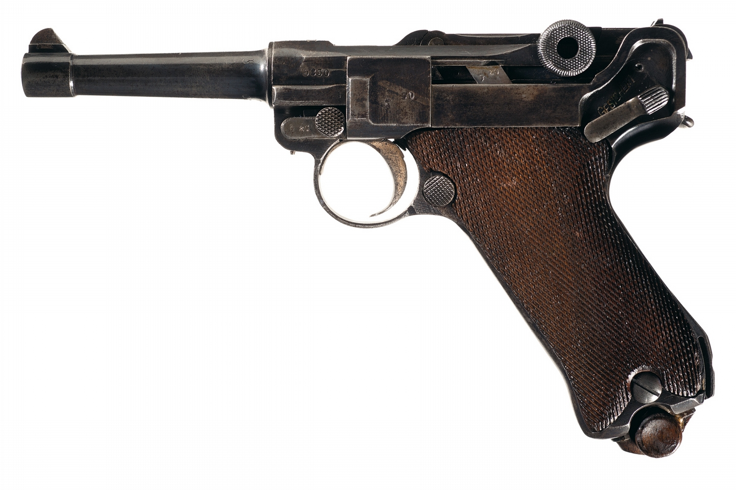 WWI German 1917 Dated Erfurt Luger Pistol