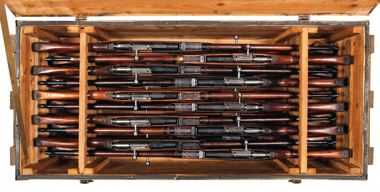 Twenty Russian Mosin-Nagant Model 91/30 Bolt Action Rifles with Crate ...