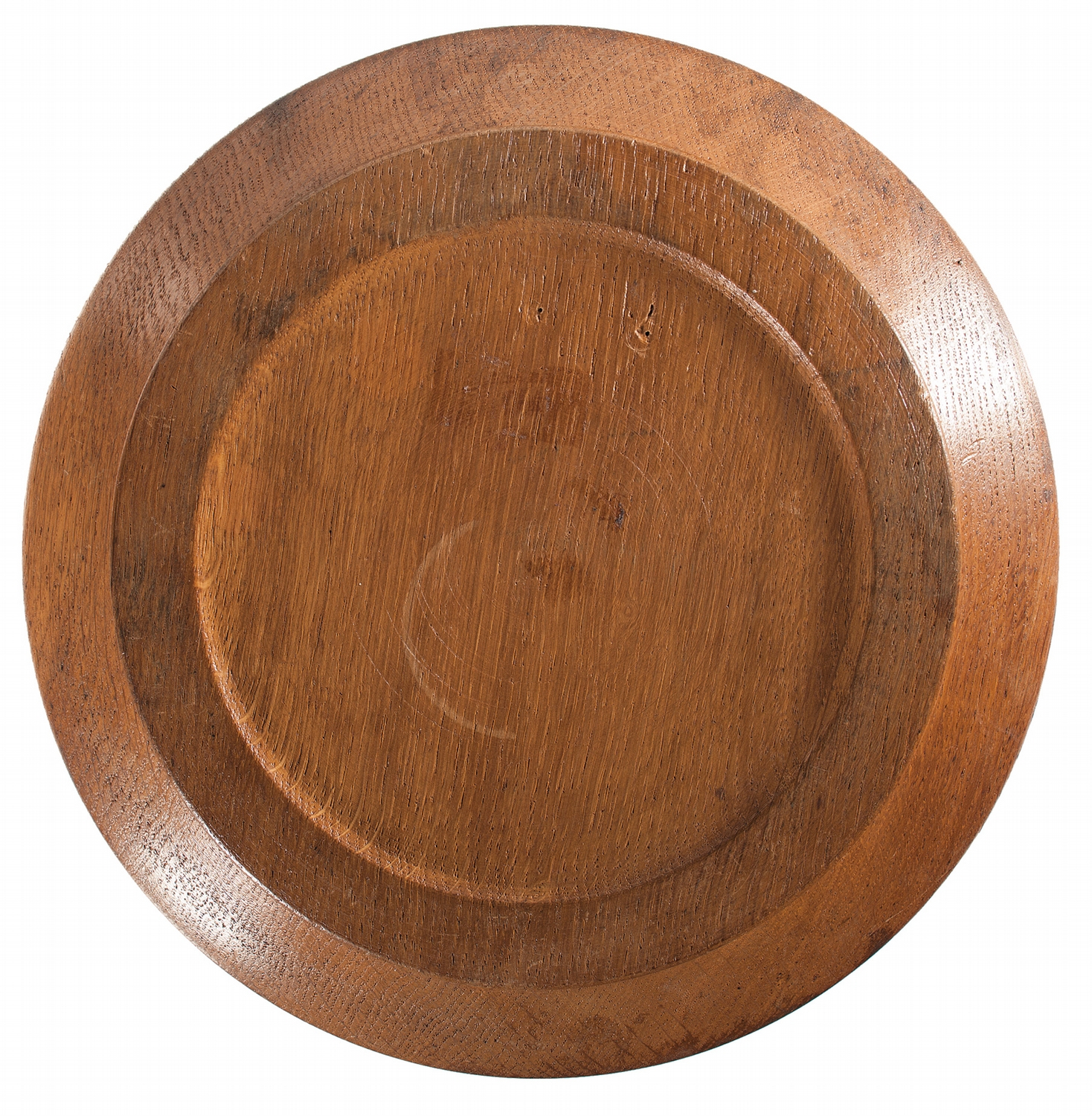 Carved Nazi Bread Platter with Markings for the Fuhrer Headquarters